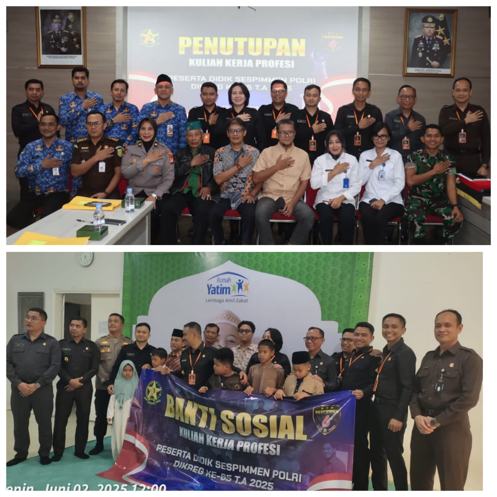 Memperkuat Sinergi Untuk Indonesia Maju : Kuliah Kerja Profesi SESPIMMEN DIKREG Ke-65 Gelombang ...